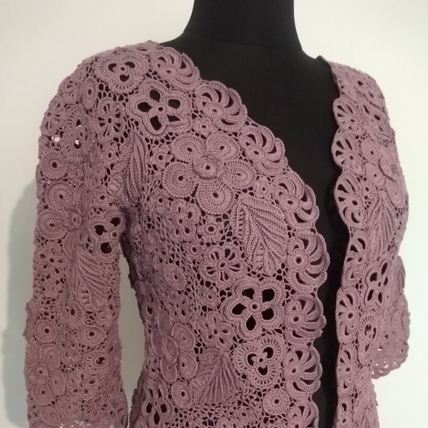 Crochet Lace Jacket - Etsy