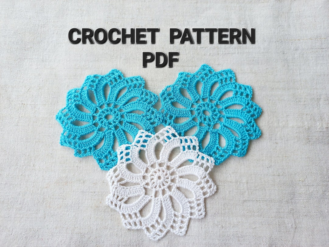 Crochet Lace Motif PATTERN Round Motif Crochet Pattern Irish Lace Motif ...