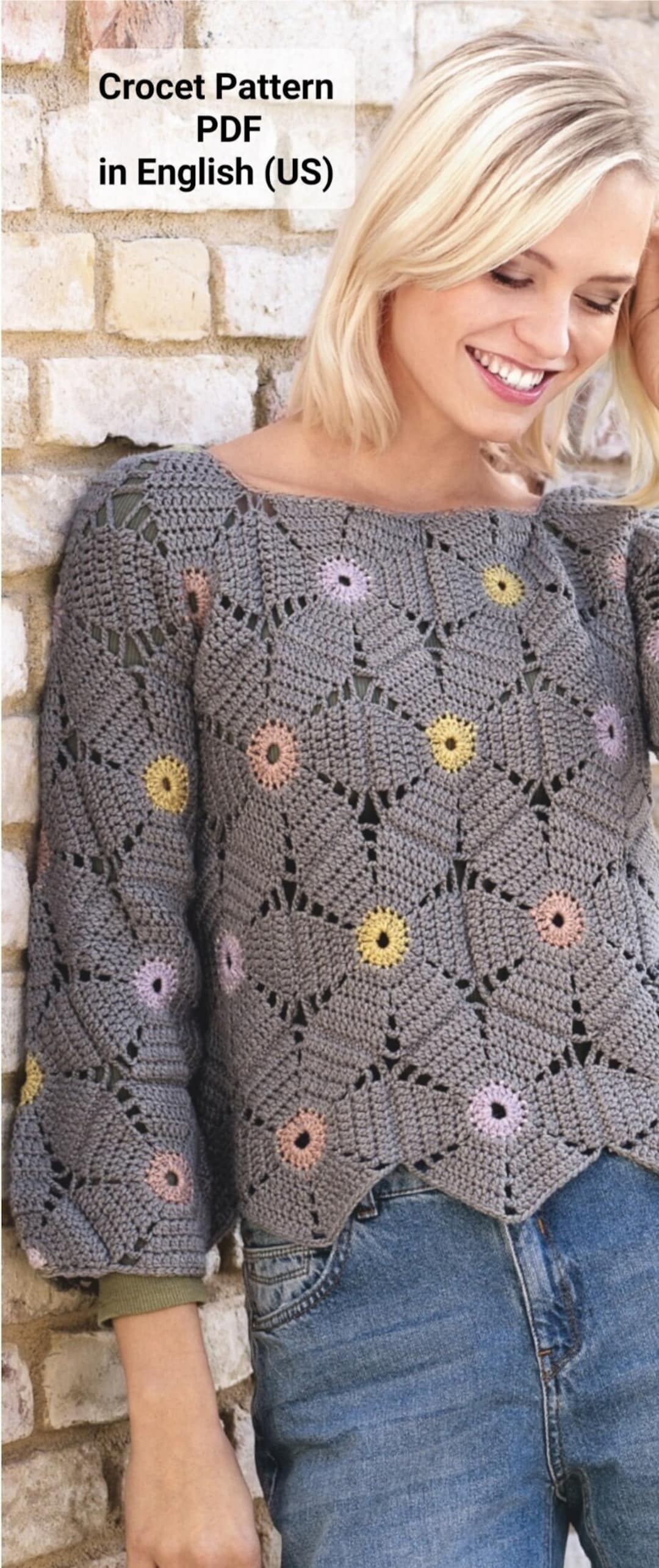 Handmade Womens Sweater Crochet Pattern ssweater Women Pattern in ...