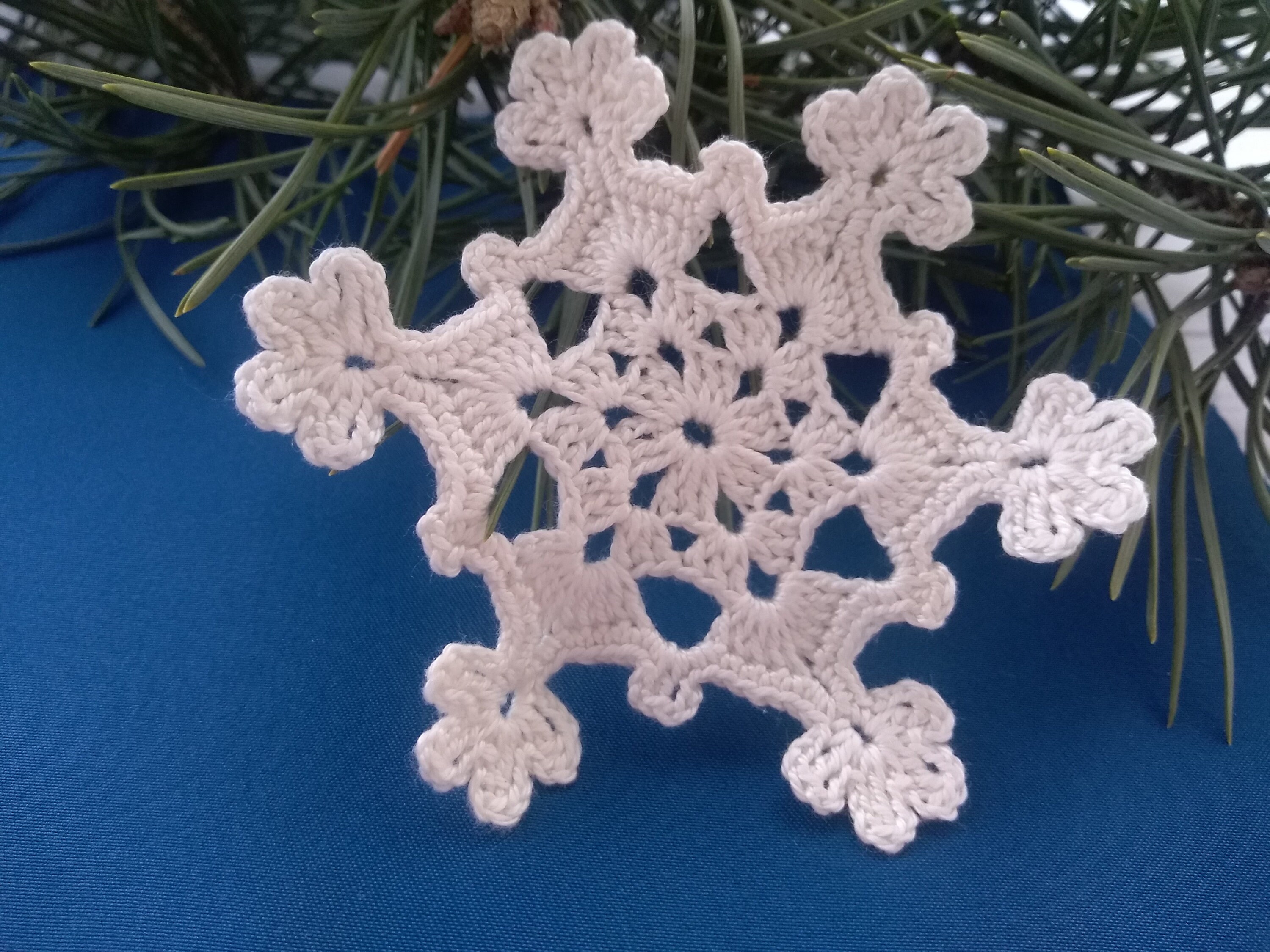 Pattern Crochet Snowflake - Xmas Decor Crochet - PDF Crochet Snowflake ...