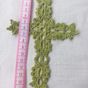 Christian Cross Crochet PATTERN Decorative Bookmark DIY Religious ...