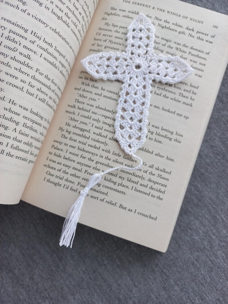 Cross Bookmark Crochet Pattern Easter Gift Pattern PDF Detailed ...