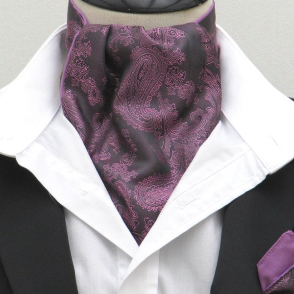 Purple Cravat - Etsy