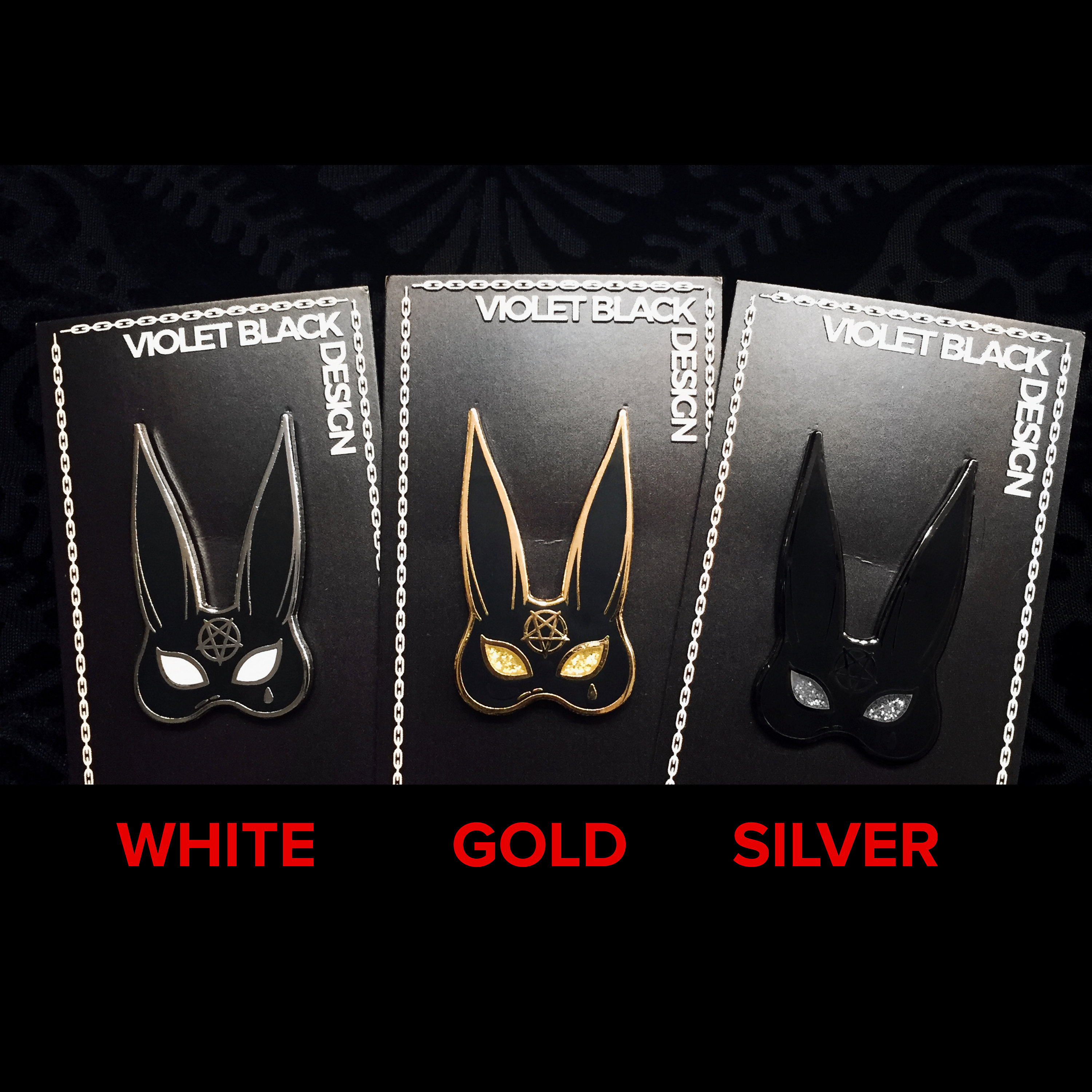 SINS Pin - Bunny Mask Enamel Pin - Fetish Mask Pin - Kink Pin - Mask ...