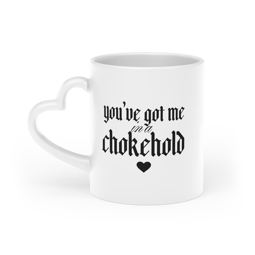 Heart-shaped Mug, Sleep Token Inspired, Gothic Bride Gift, Valentine's ...