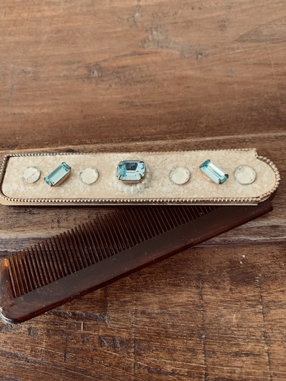 Vintage 50s Folding Comb Case 1950s Wiesner of Miami Travel | Etsy