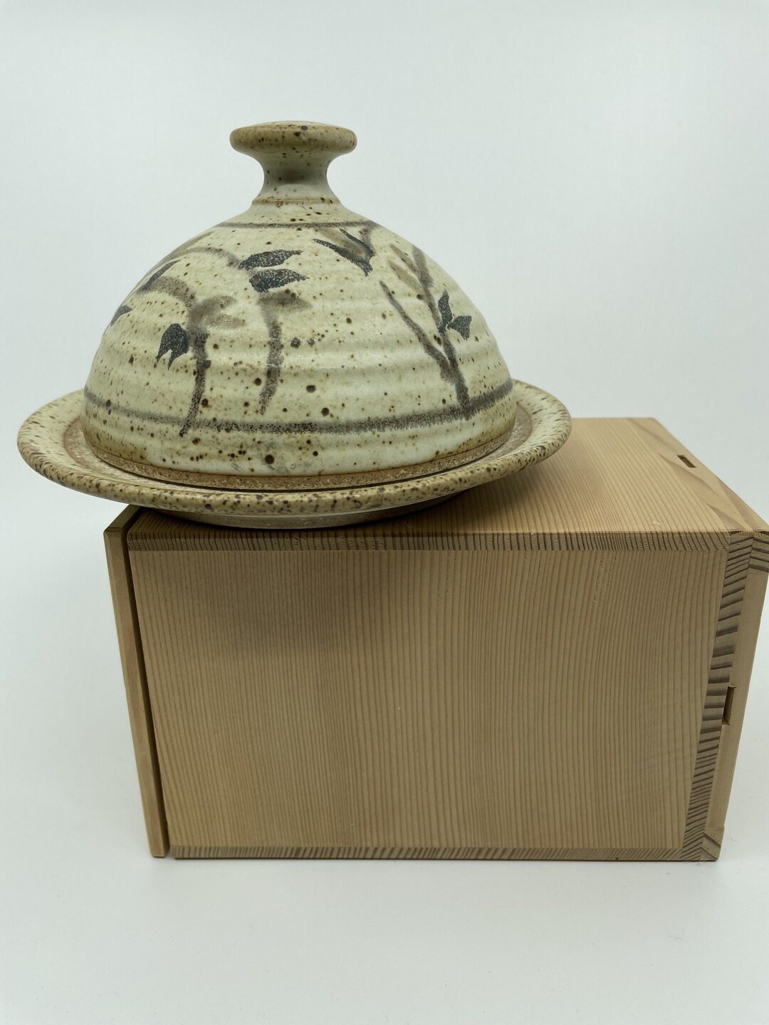 Vintage 1980s Alan Pace Butter Dish, 80s Canadian Studio Pottery ...