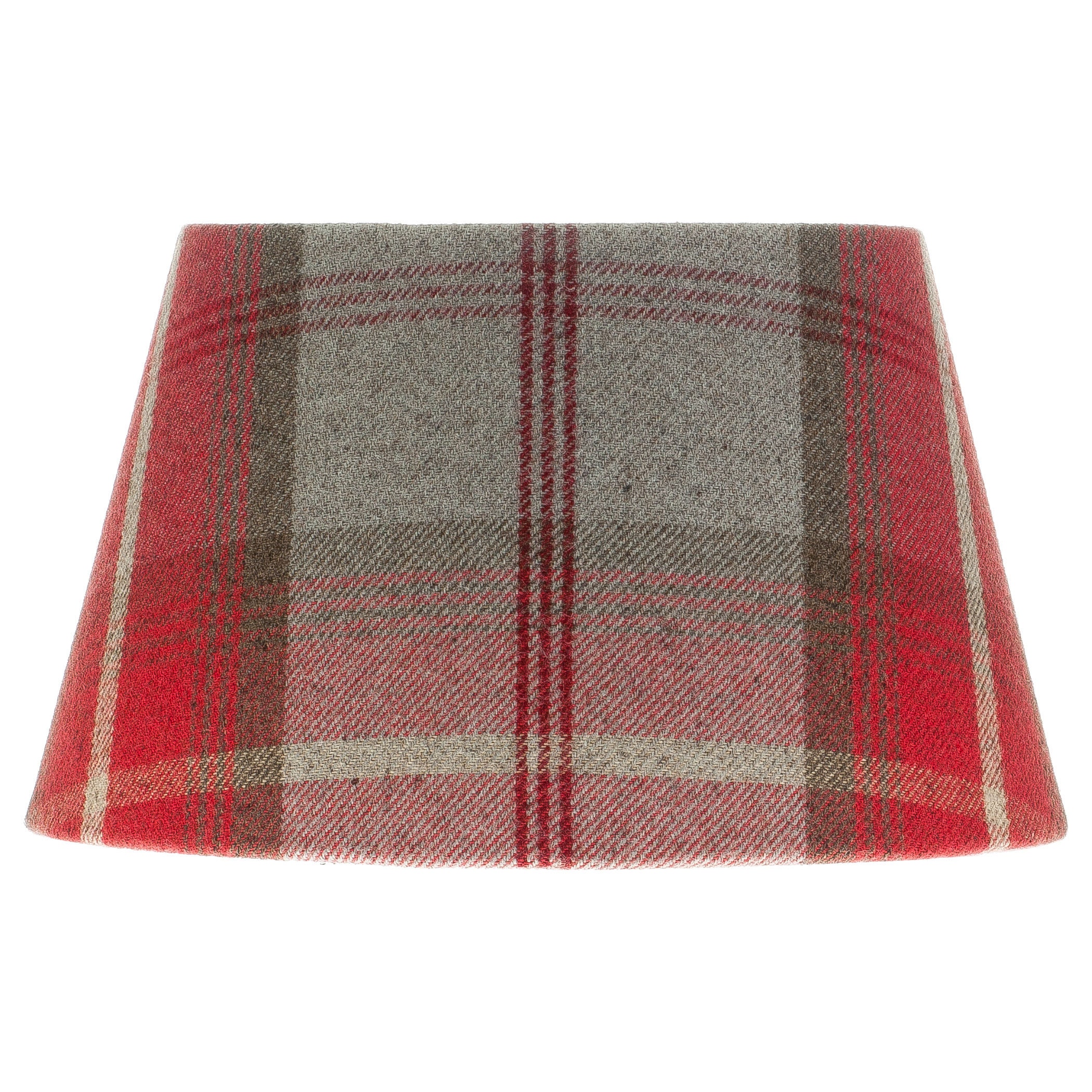 Balmoral Cherry Grey Red Tartan Lamp Shade Check Empire | Etsy