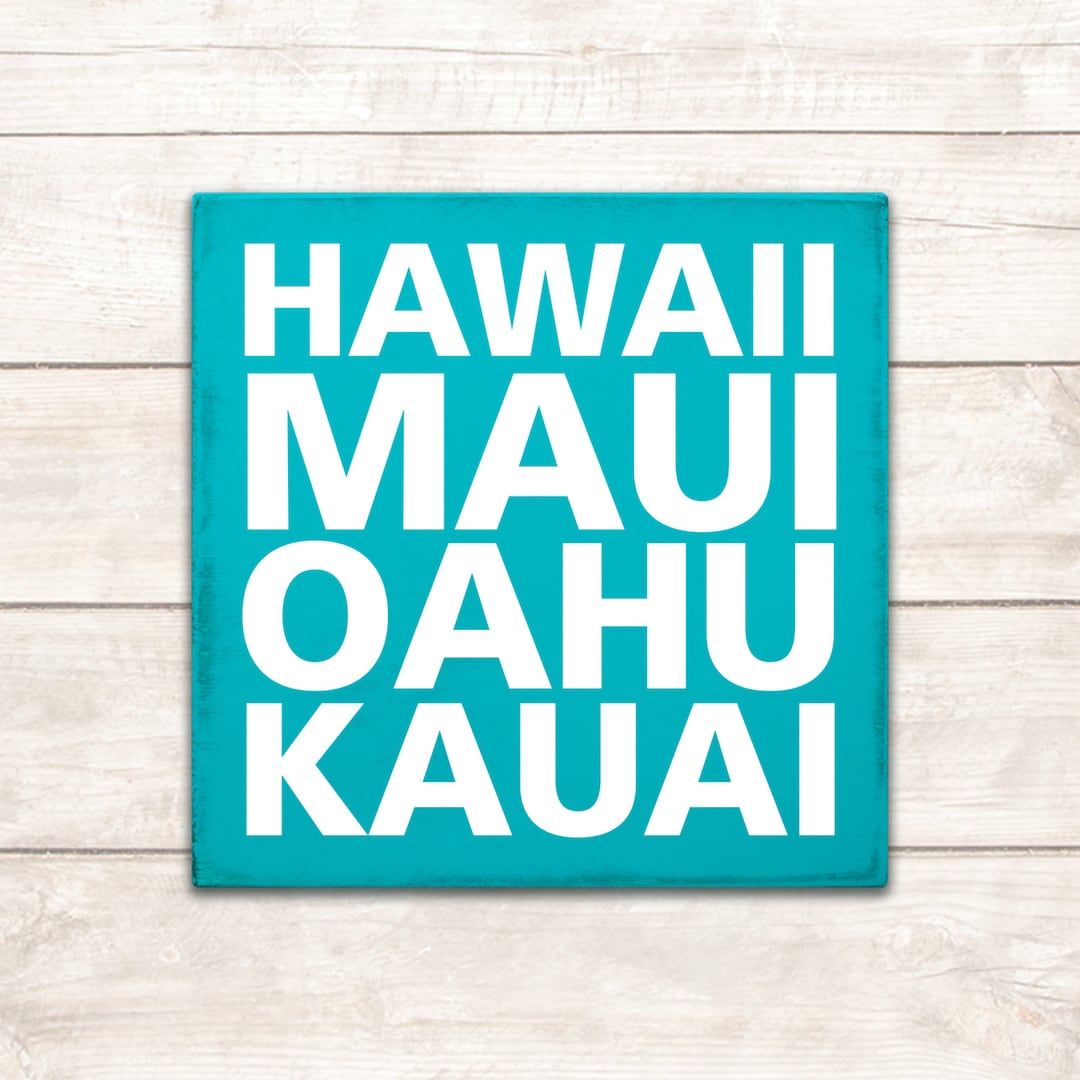 Beach Wood Sign Beach Sign Hawaii Sign Maui Sign Oahu Sign Kauai Sign ...