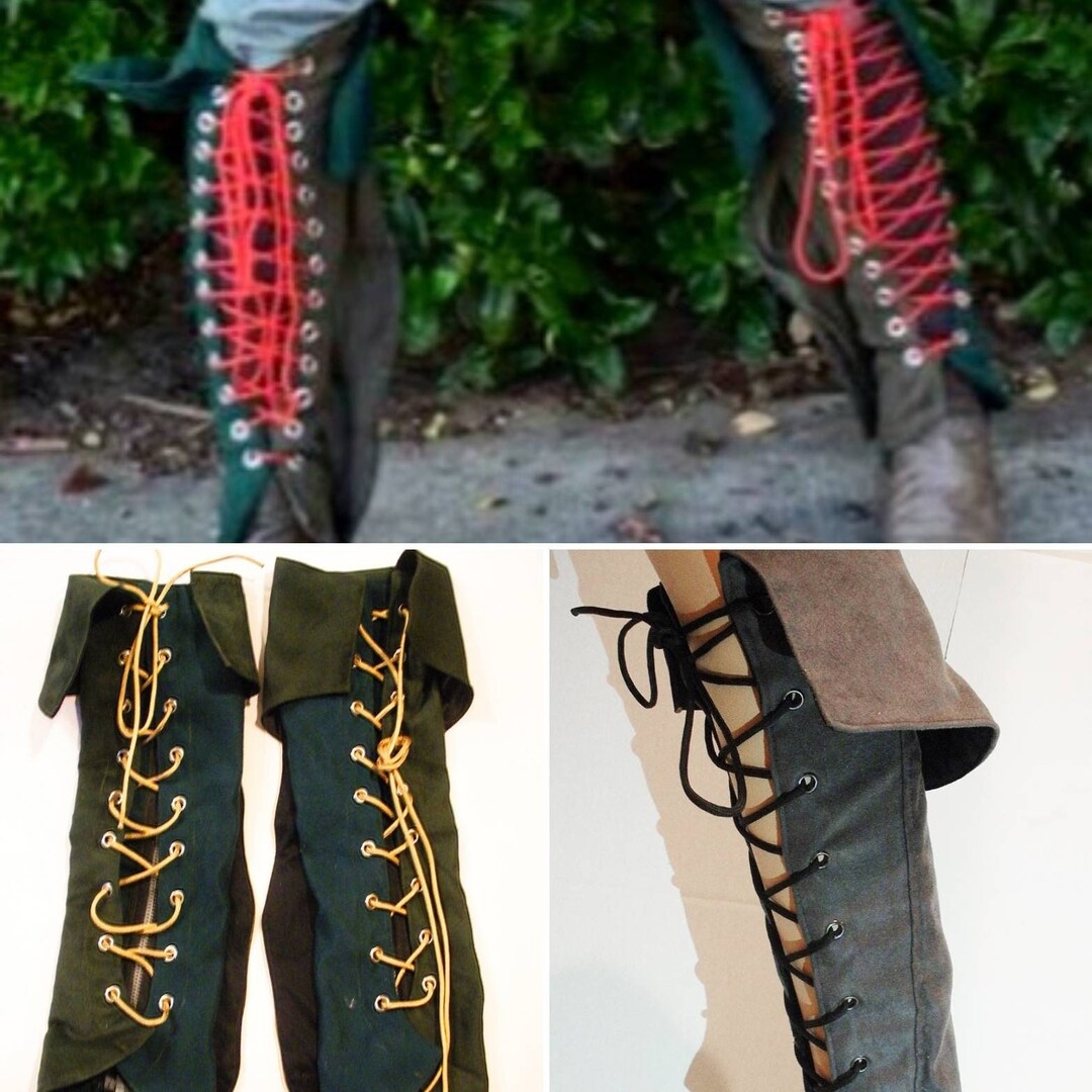 Custom Micro Suede / Pleather Spats - Etsy