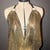 Gold Disco Halter Top With Front Cowl Neck Line - Etsy
