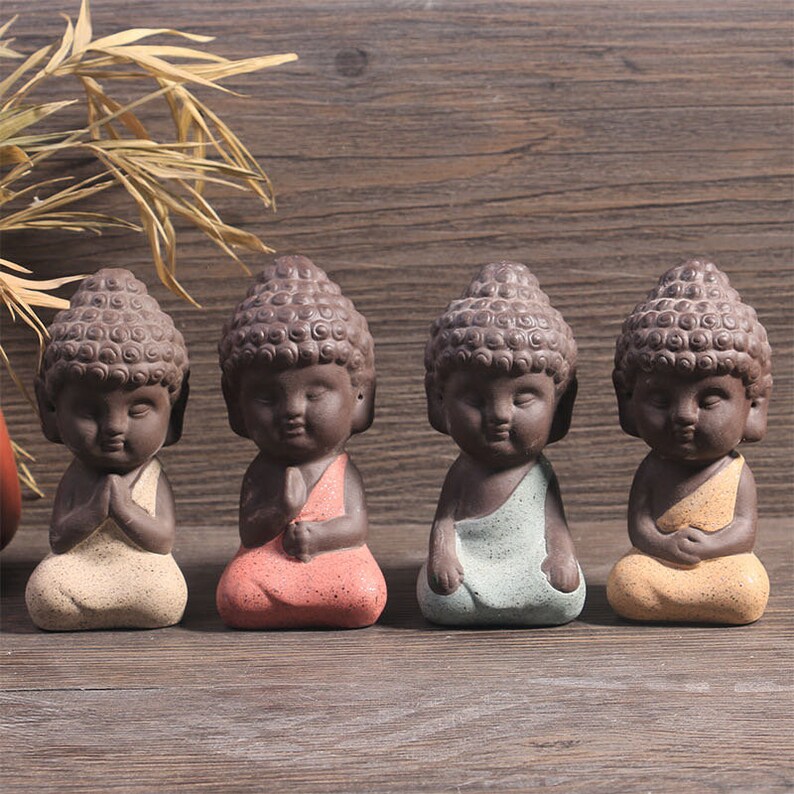 Small Buddha Statue Meditating Buddhas Buddhist Altar Car | Etsy