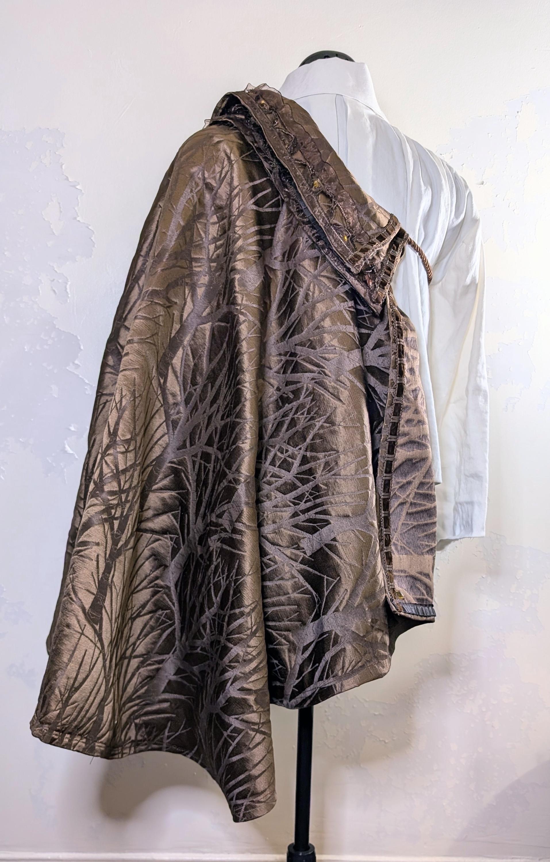 Autumn Court Convertible Cape Brown Forest-pattern Damask, One Size ...