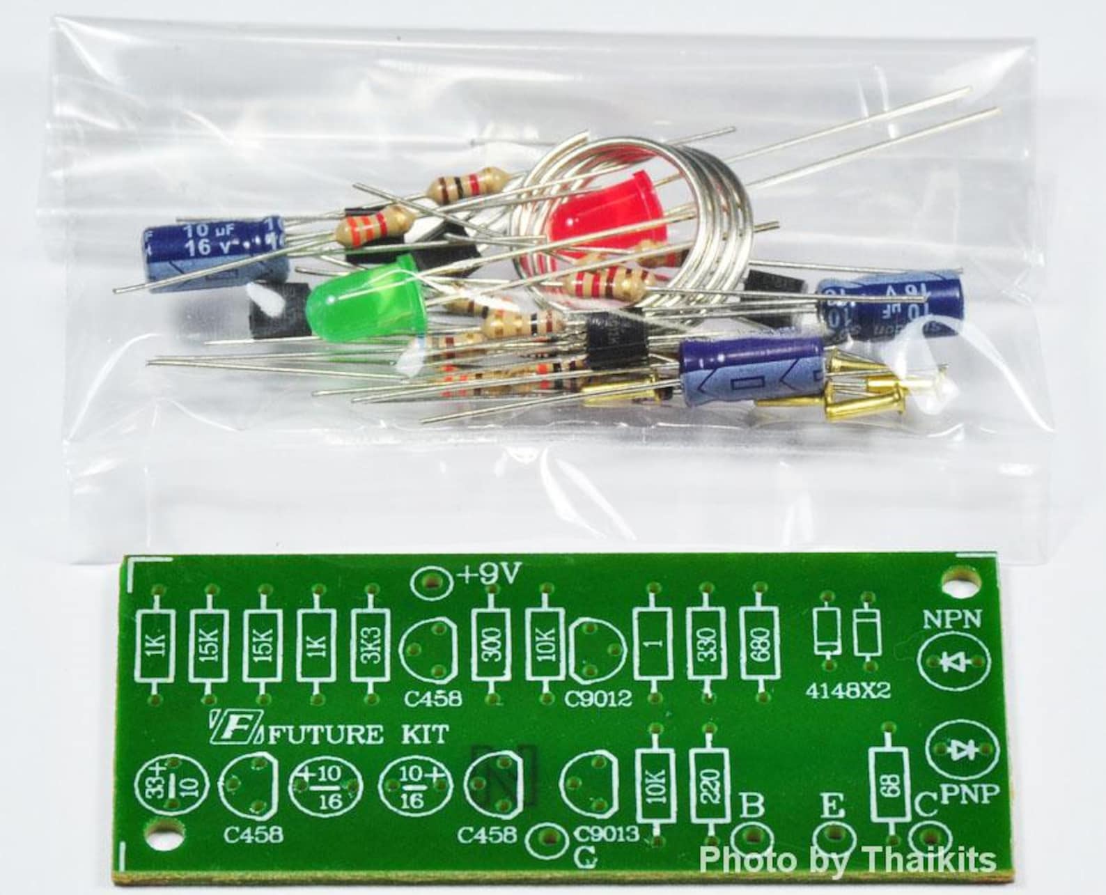Basic in Circuit Transistor Tester NPN/PNP 2 X LED Indicator ...