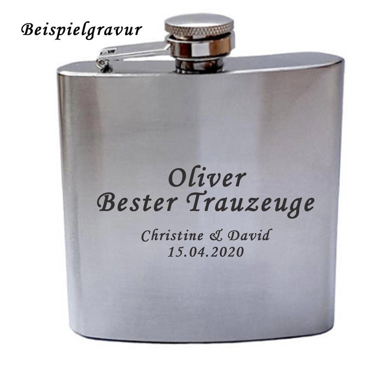 Hip Flask Personalized With Engraving Can Be Personalized With Name ...