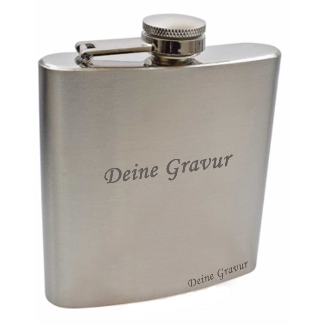 Hip Flask Personalized With Engraving Can Be Personalized With Name ...