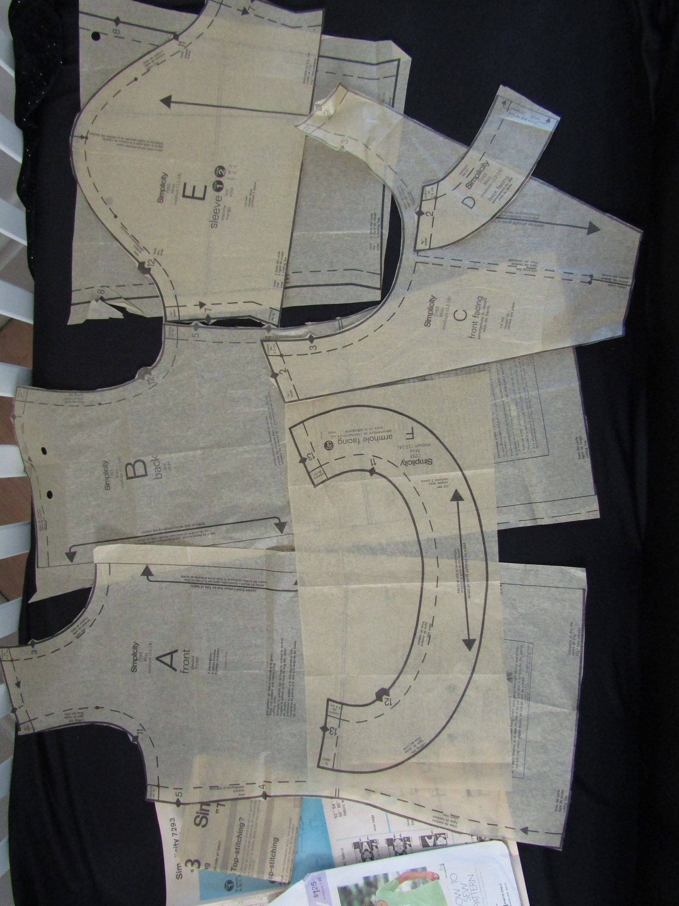 1975 Simplicity 7293 Blouse Top Scoop Neck Pattern Misses Size - Etsy UK