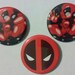 Deadpool Single Purchase or Set of 5 buttons Pinback 2.25 | Etsy