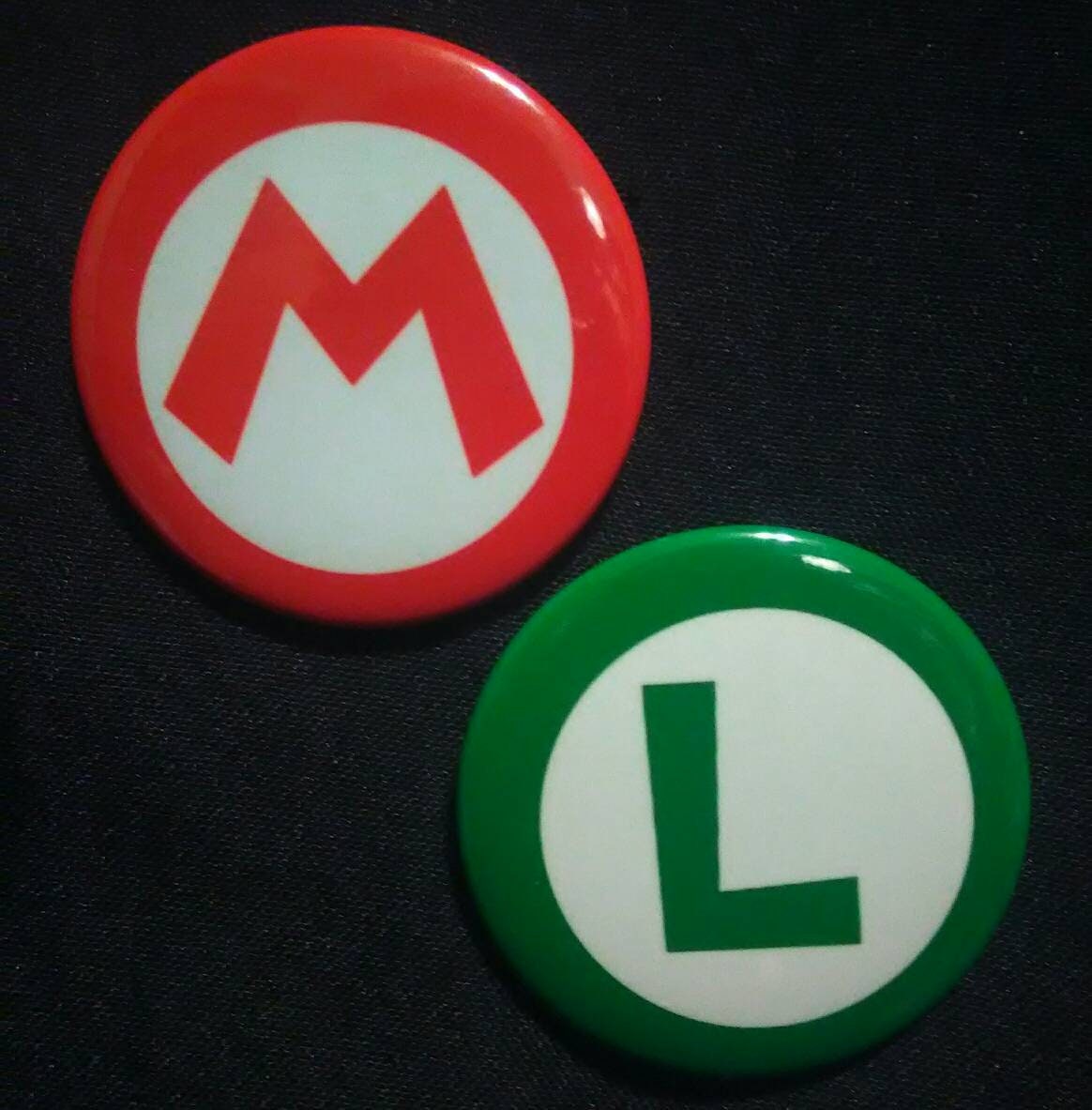Mario Bros. Set single Purchase or Set of 8 Buttons Pinback - Etsy