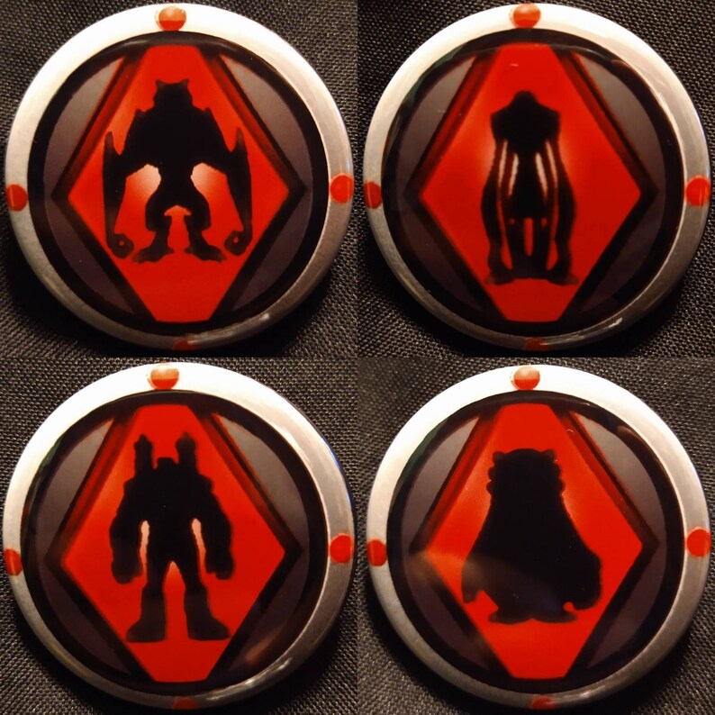 Ben 10 Red Omnitrix Aliens SetSingle Purchase or Set of 20 | Etsy