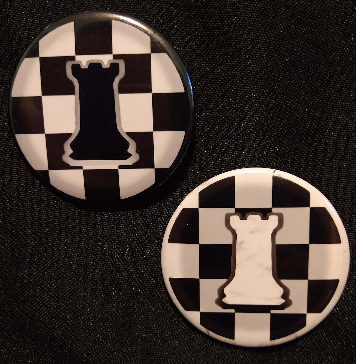 Classic Chess Badge Set Single Purchase or Set of 12 buttons | Etsy