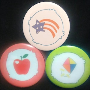 Care Bear Belly Badge Set single Purchase or Set of 24 - Etsy