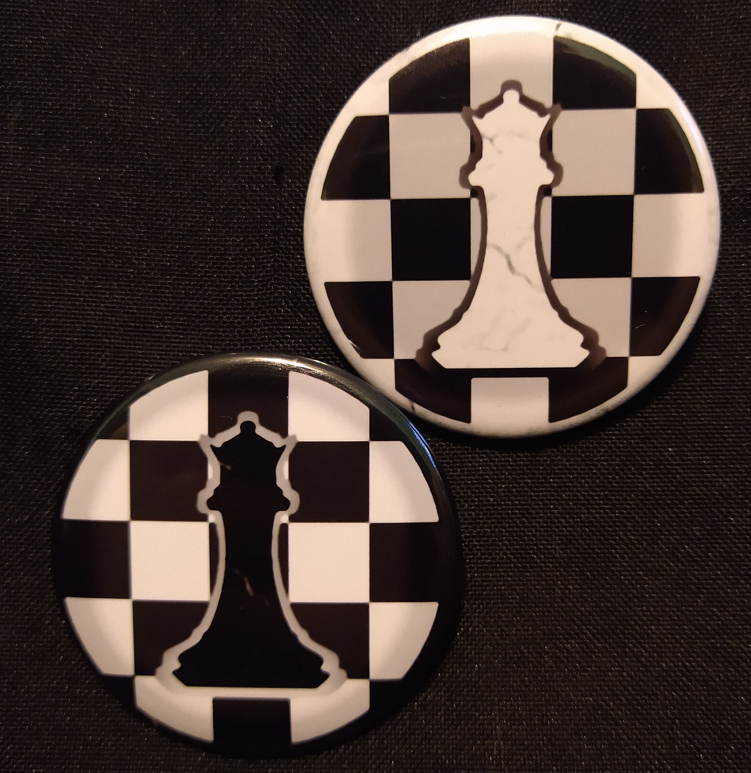 Classic Chess Badge Set Single Purchase or Set of 12 buttons | Etsy