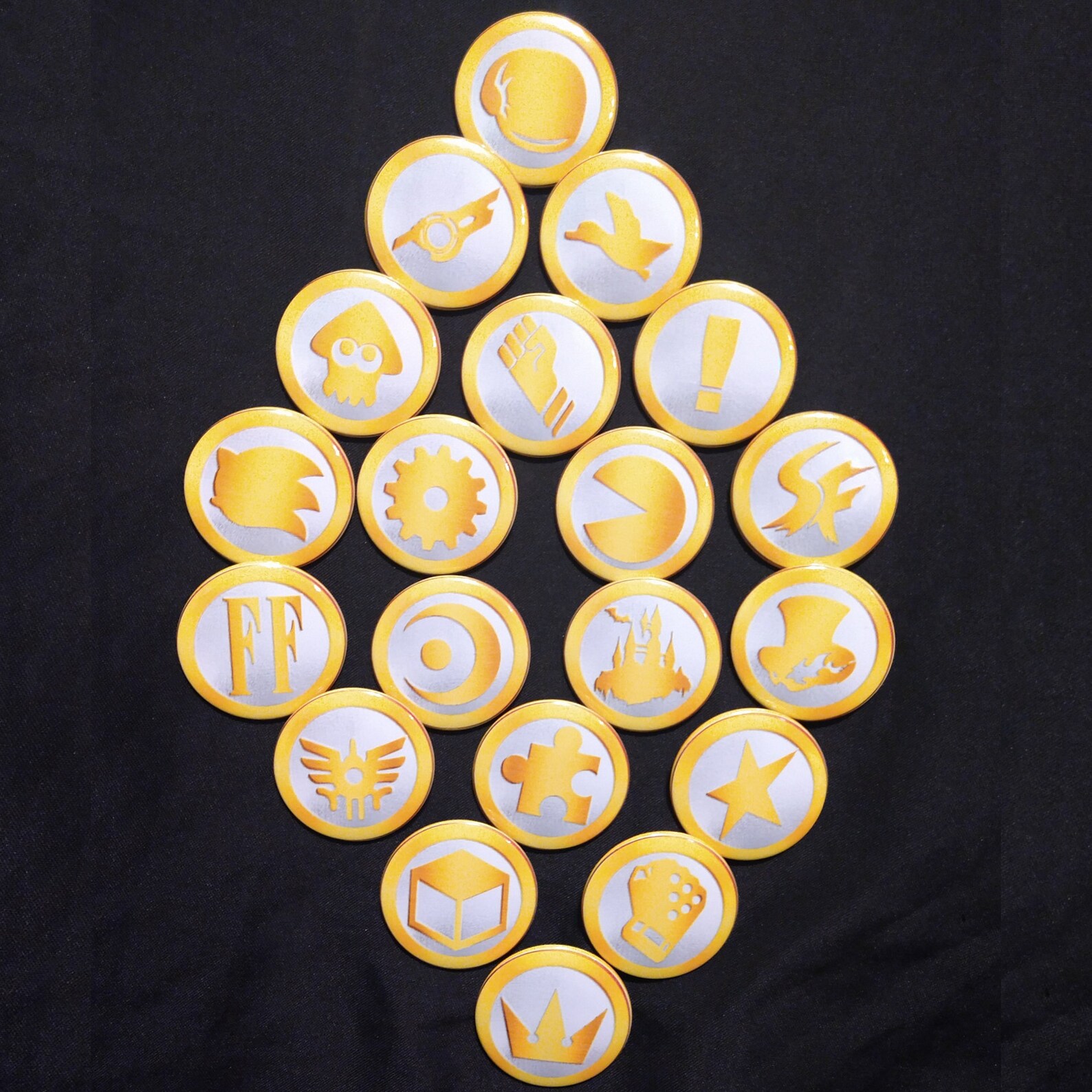 Super Smash Bros. Logo Set 2single Purchase or Set of 20 - Etsy