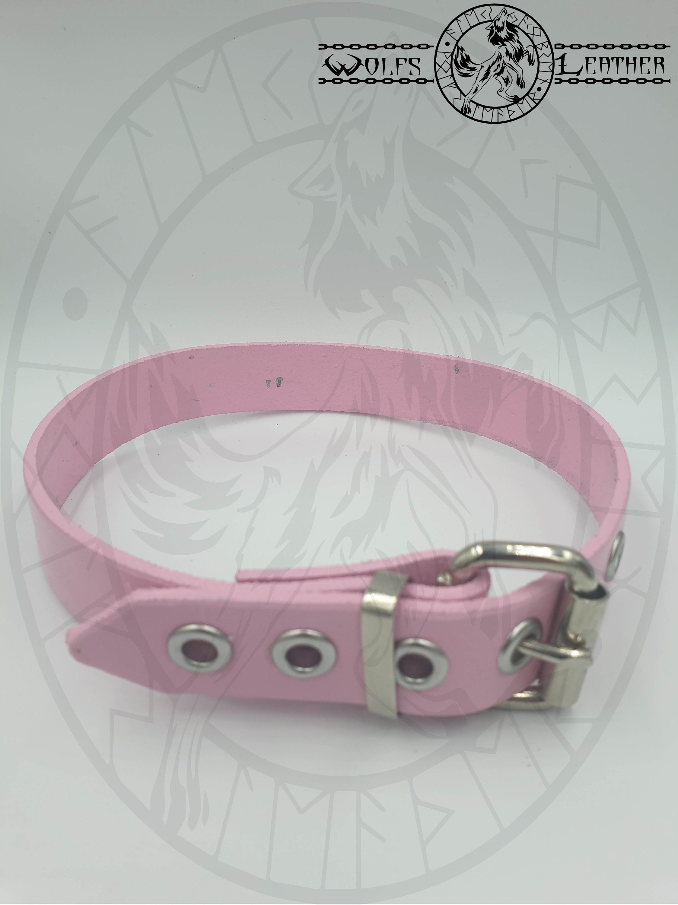 Pastel Pink Plain Collar - Etsy