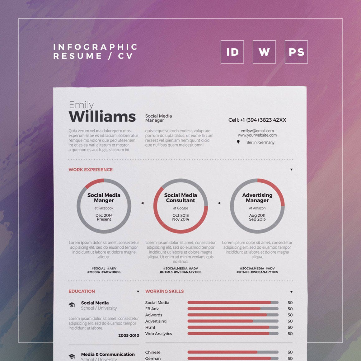Infographic Resume Download