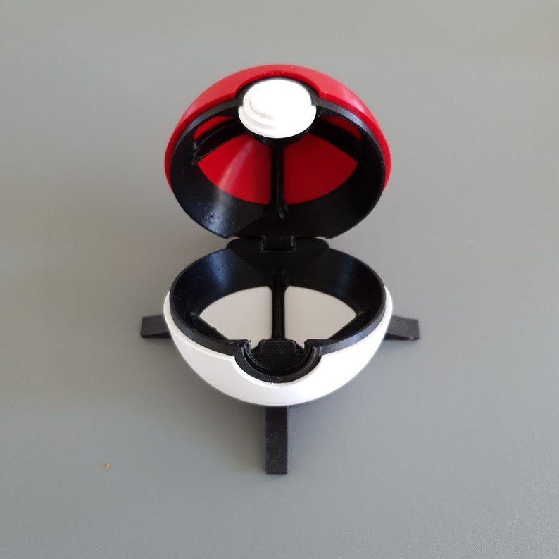 Pokeball Replica - Functioning Button Release Lid - Etsy