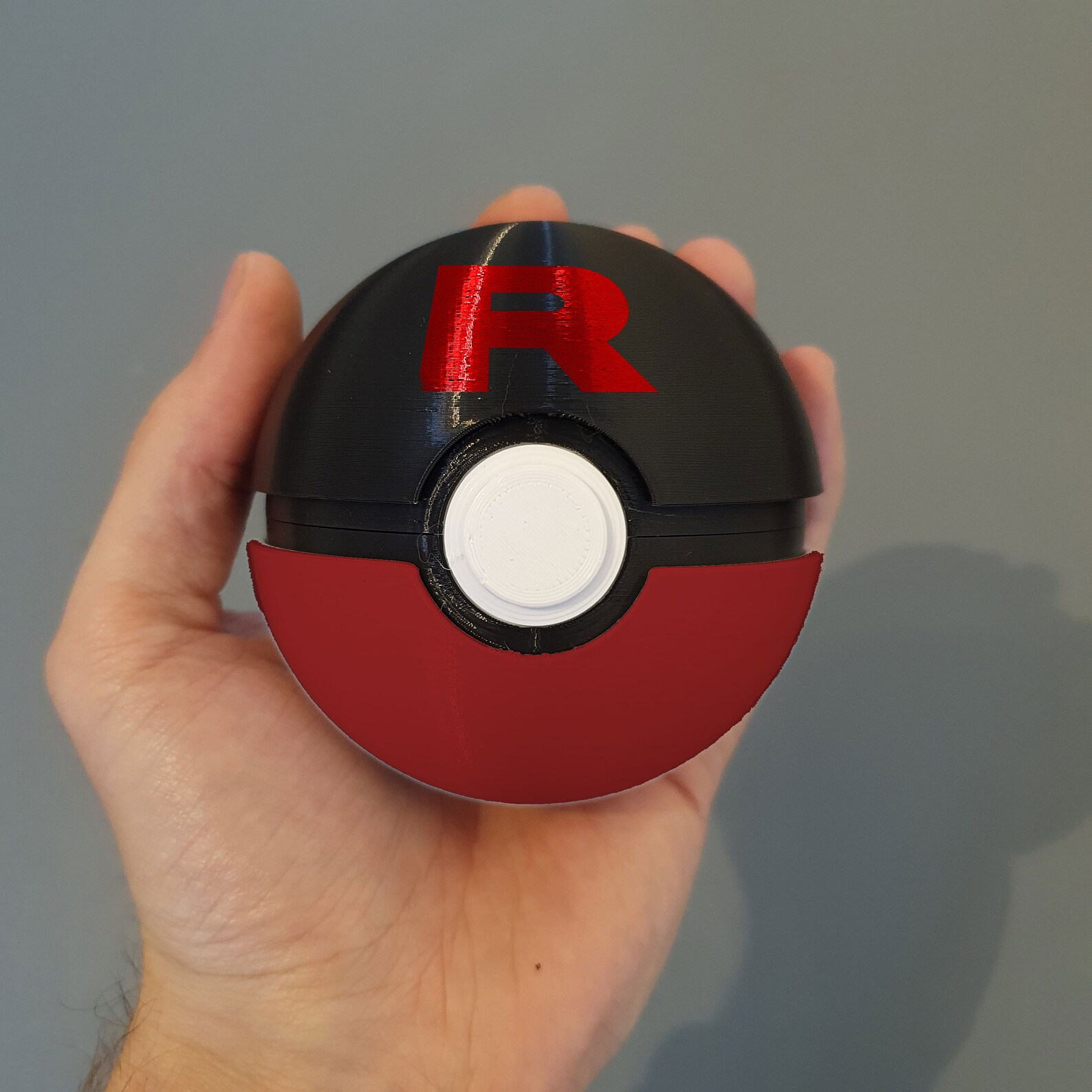 Team Rocket Pokeball Replica Functioning Button Release Lid - Etsy