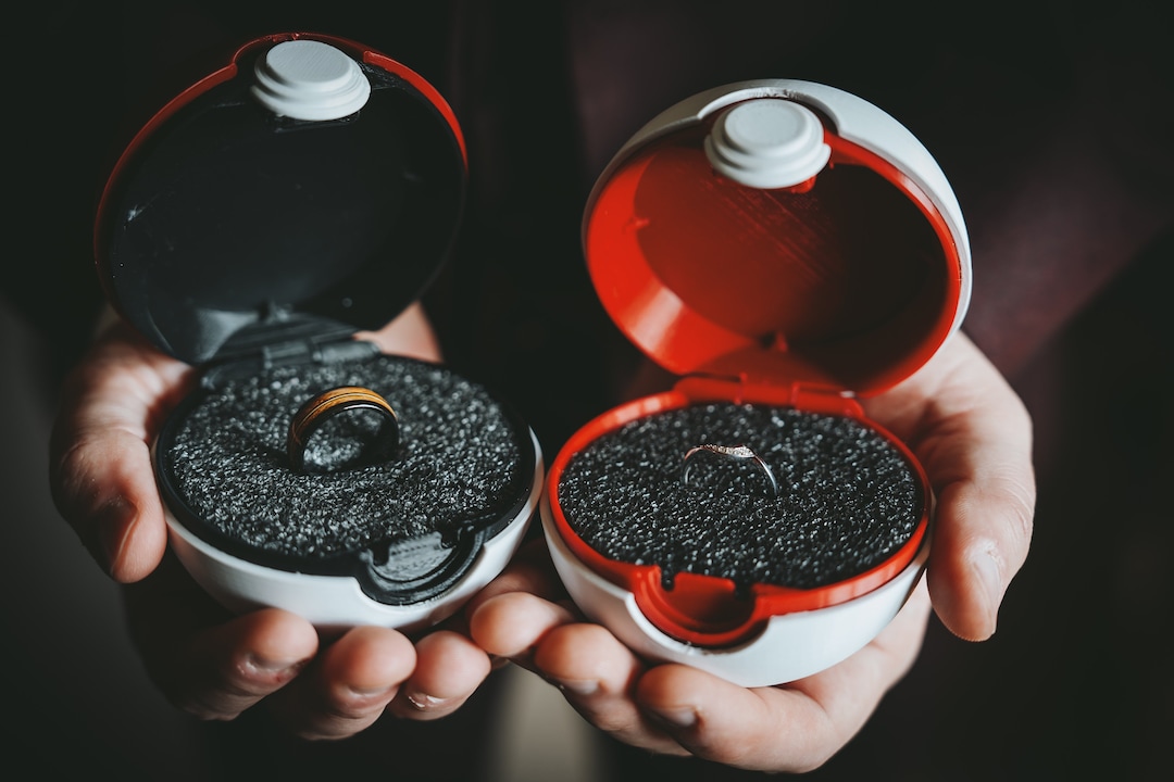 Pokeball Ring Box & Stand - Etsy