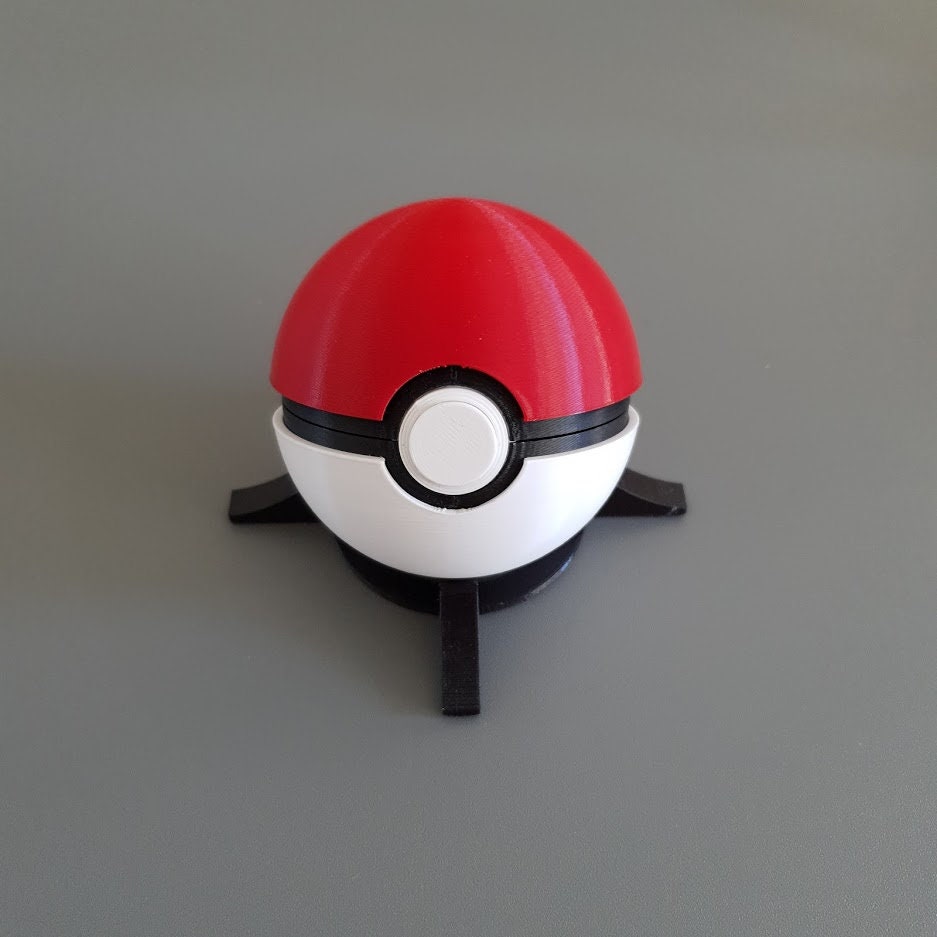 Pokeball Replica - Functioning Button Release Lid - Etsy
