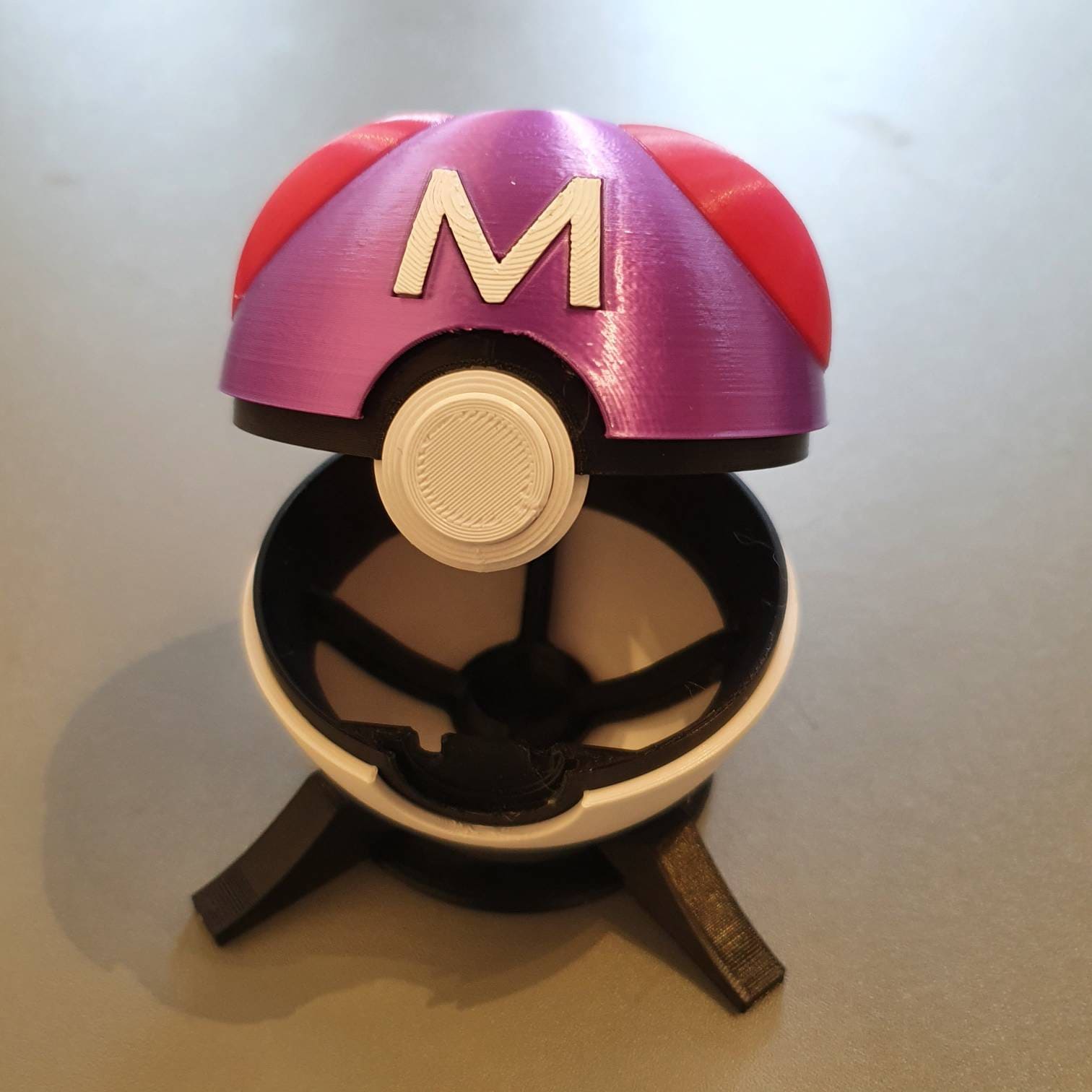 Master Ball Pokeball Replica Functioning Button Release Lid - Etsy