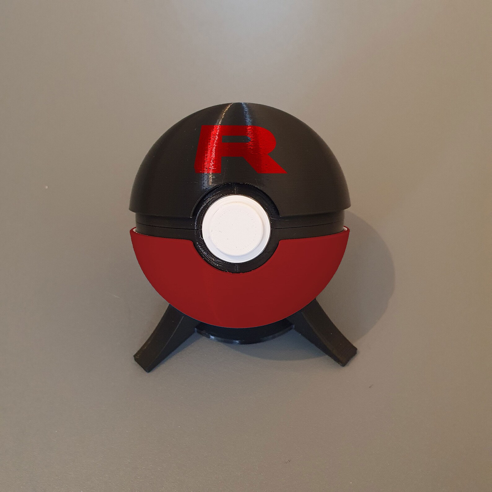 Team Rocket Pokeball Replica Functioning Button Release Lid - Etsy UK