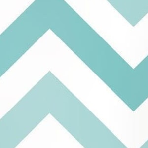 Chevron Teal , Peel and Stick Wallpaper - Etsy