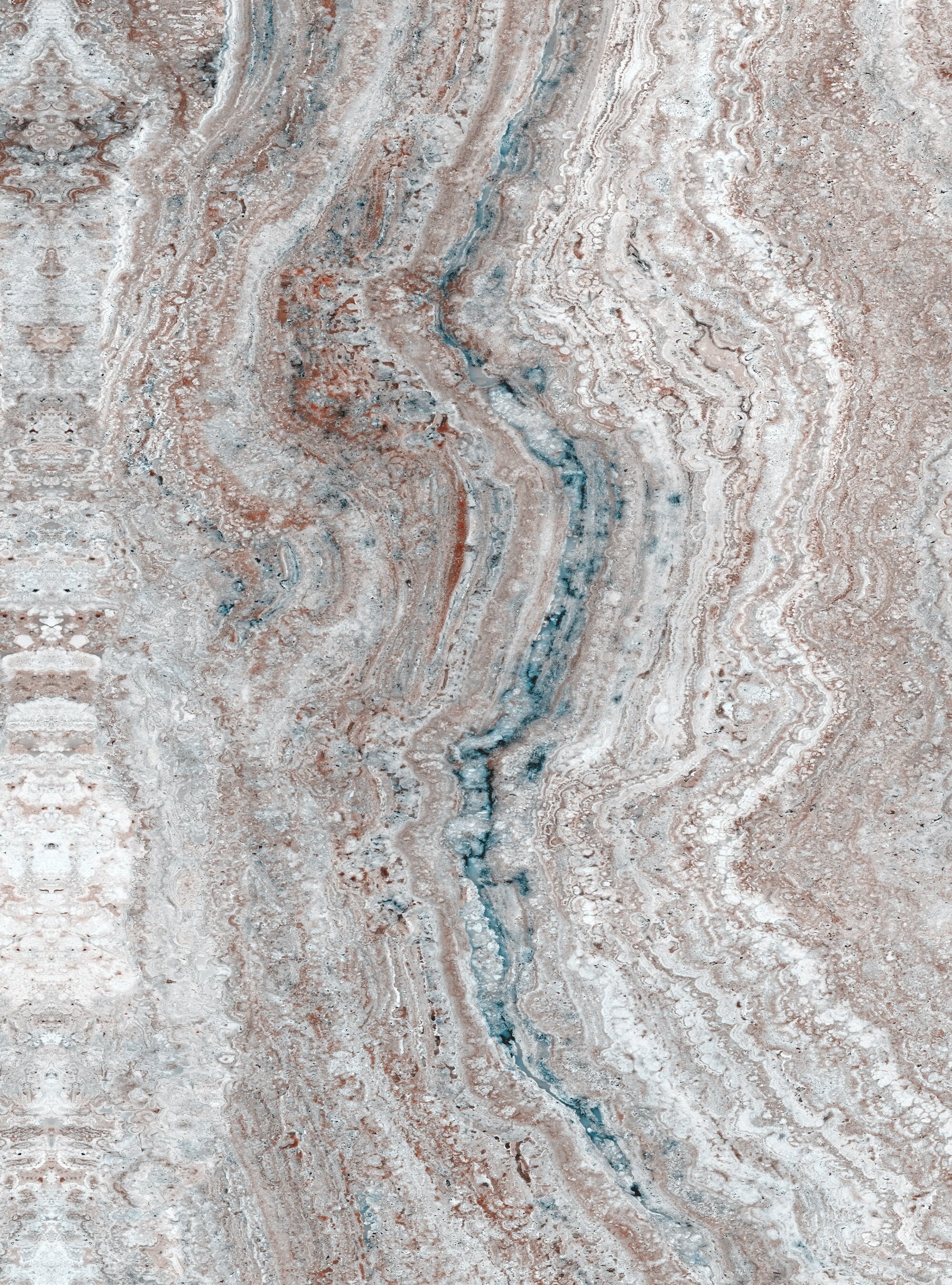 Worn Persian Sediment, Grey, Wallpaper - Etsy