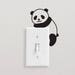 Panda Wall Decals, Panda Light Switch Decal, Simple Panda Vinyl Wall ...