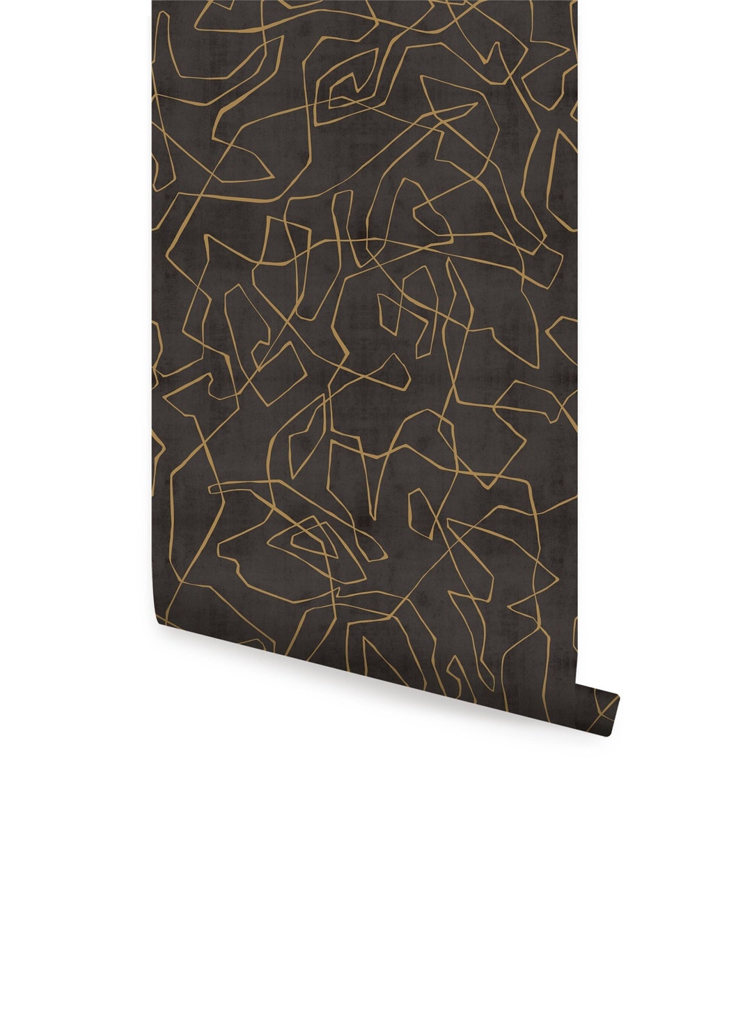 Entangled Lines Textured Look Background Wallpaper, Dark, Wallpaper - Etsy