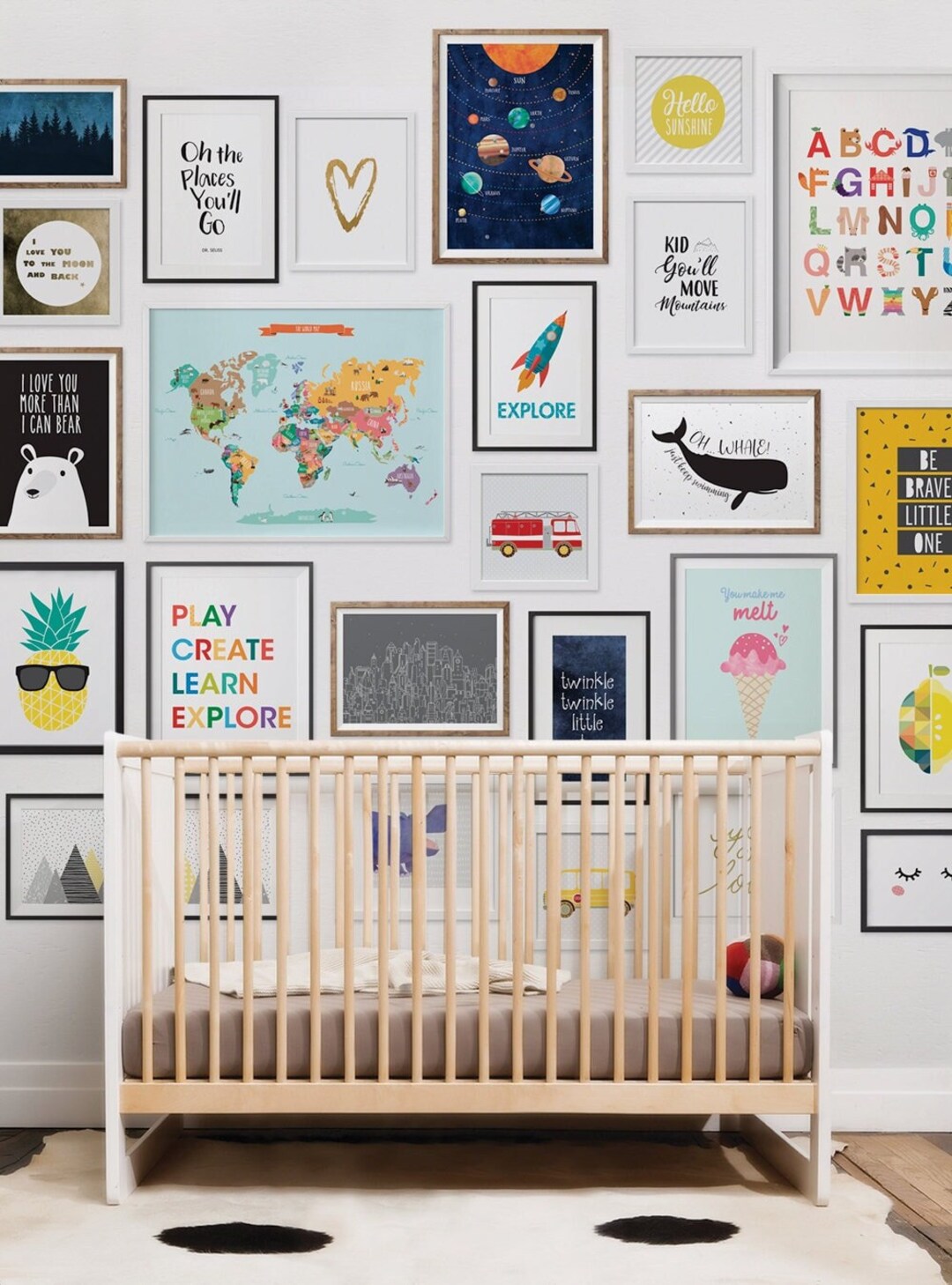 Kids Frames Wall Mural: Peel-and-stick or Unpasted Wallpaper (4 Rolls ...
