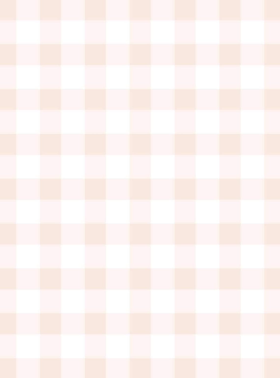 Gingham Check Pattern Pale Pink , Wallpaper - Etsy