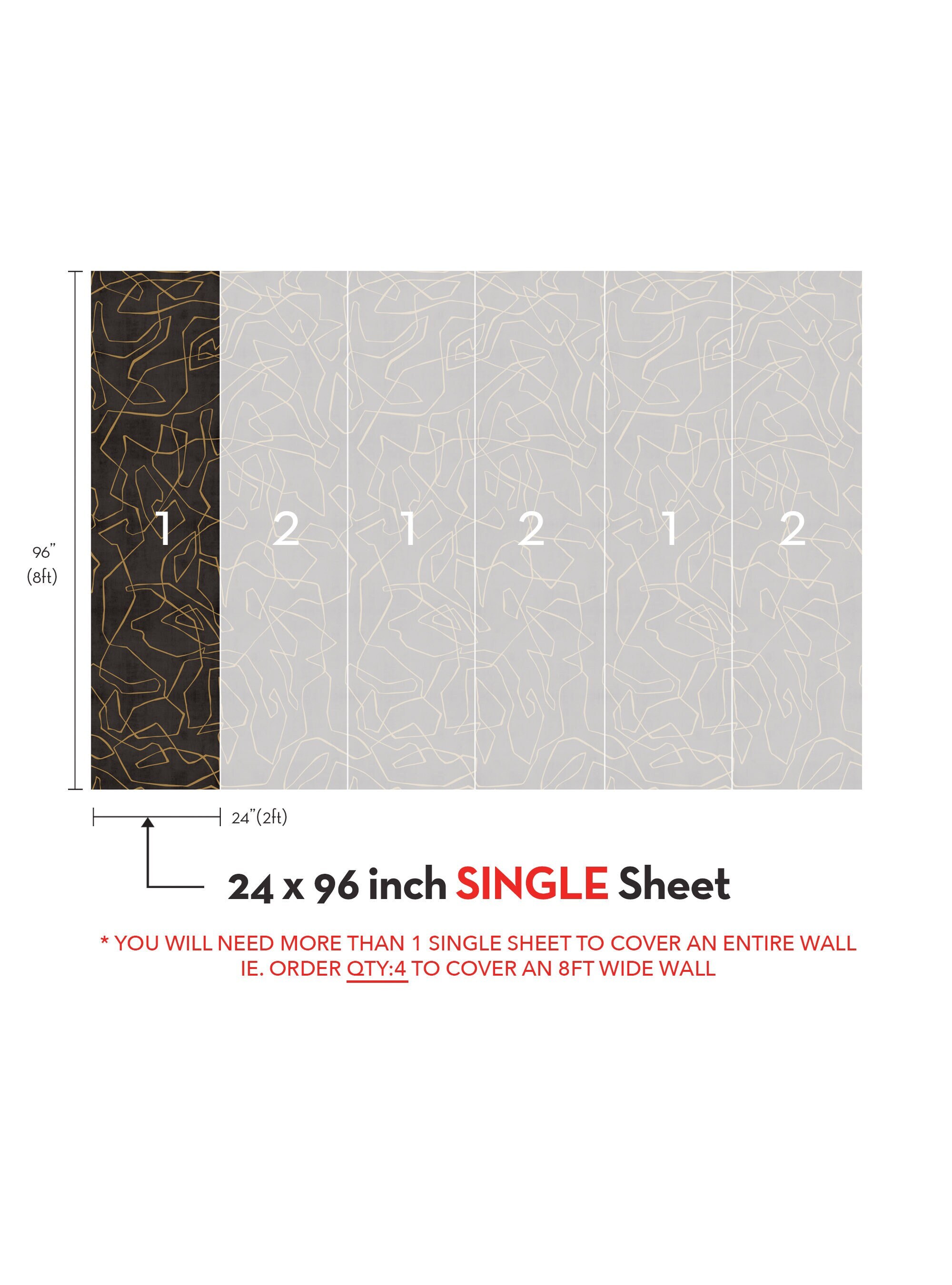 Entangled Lines Textured Look Background Mural Wallpaper, Dark, Wall ...