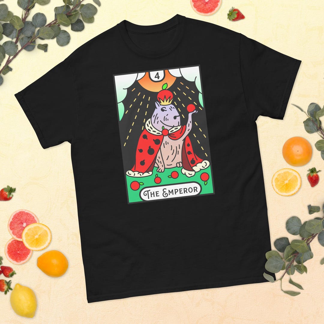 Capybara Tarot T-shirt the Emperor - Etsy