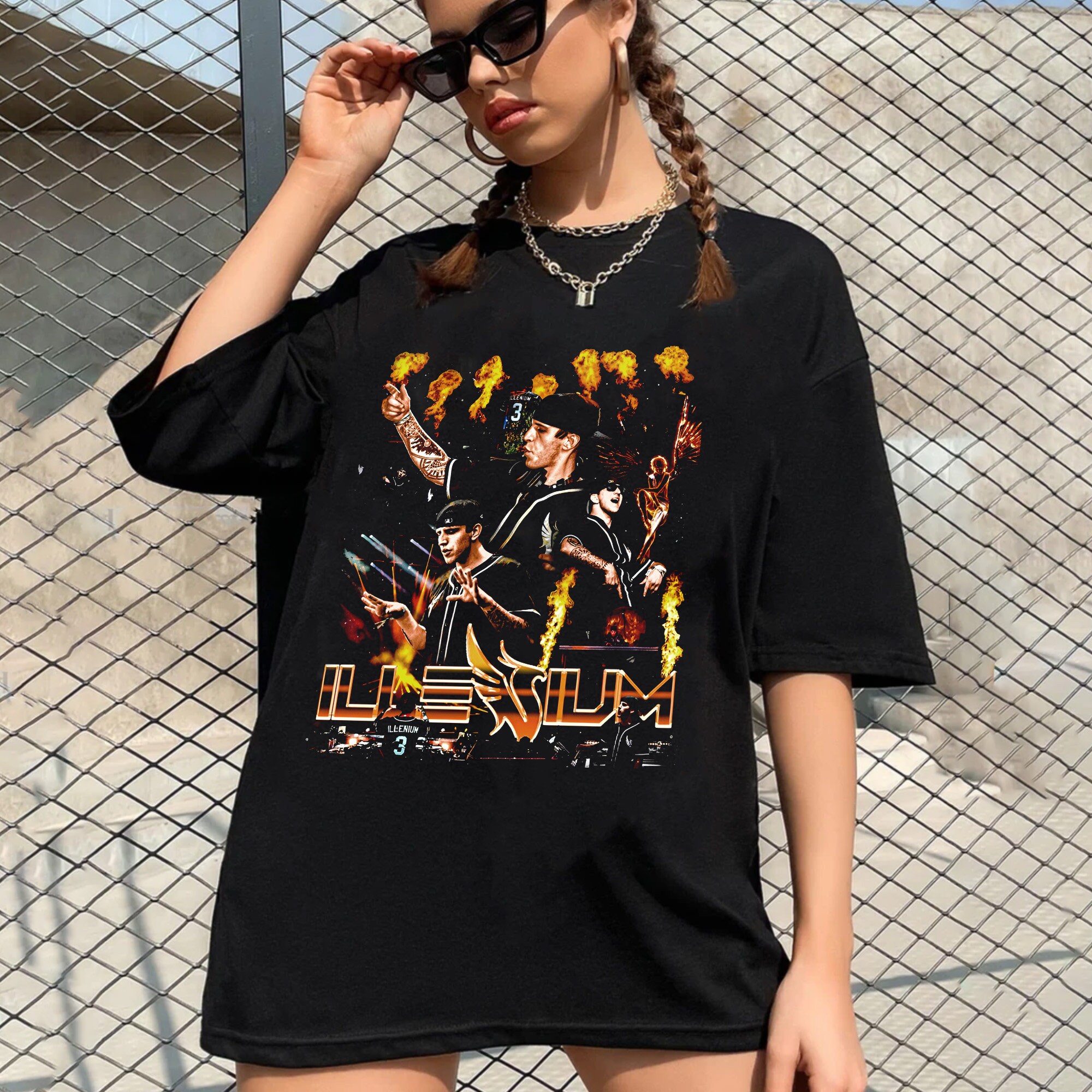 Retro Illenium Png, Illenium Png, Illenium Tee, Vintage 90s Illenium ...