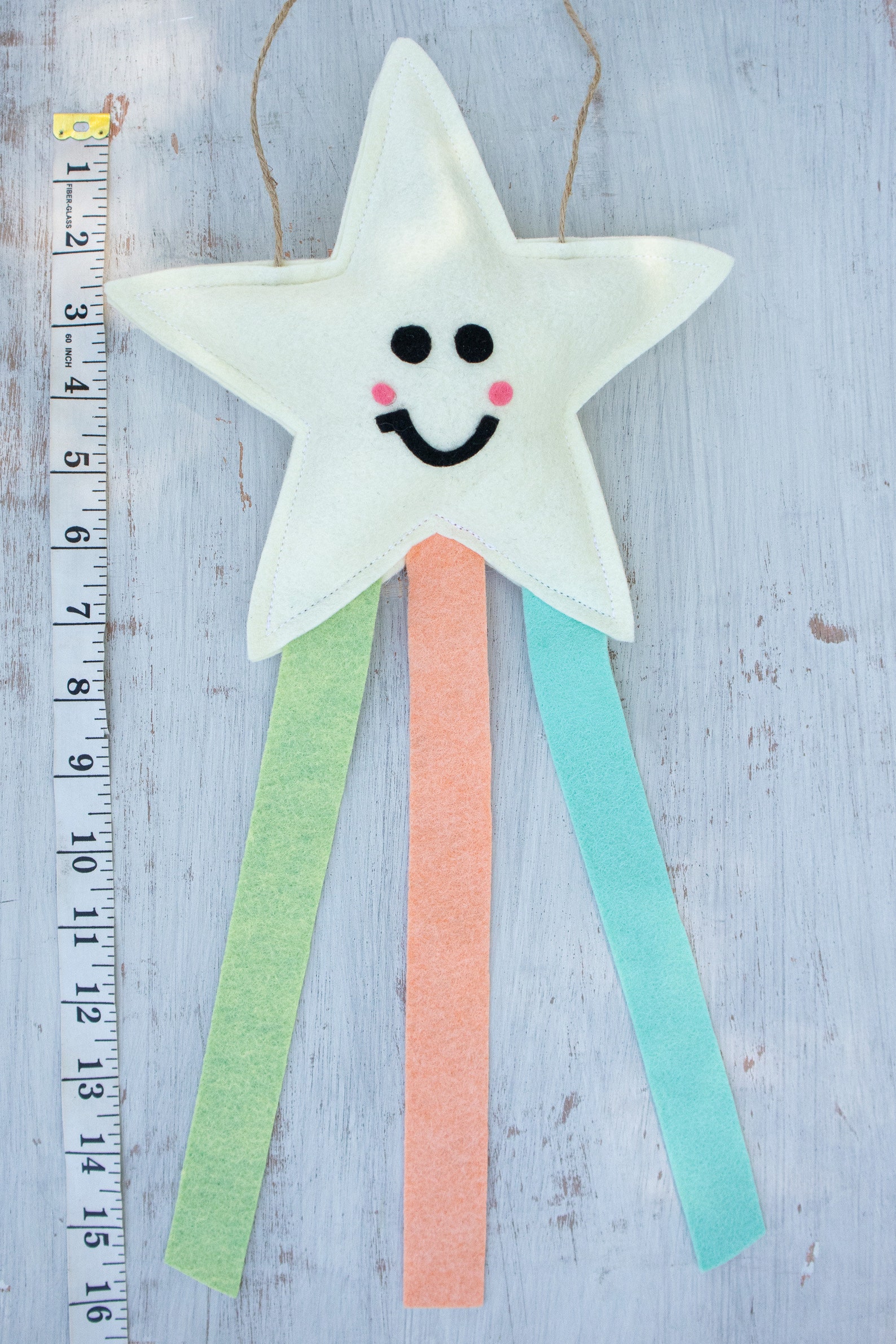 Felt Star Wall Hanging; SVG PDF Digital Cut File; Printable Sewing ...
