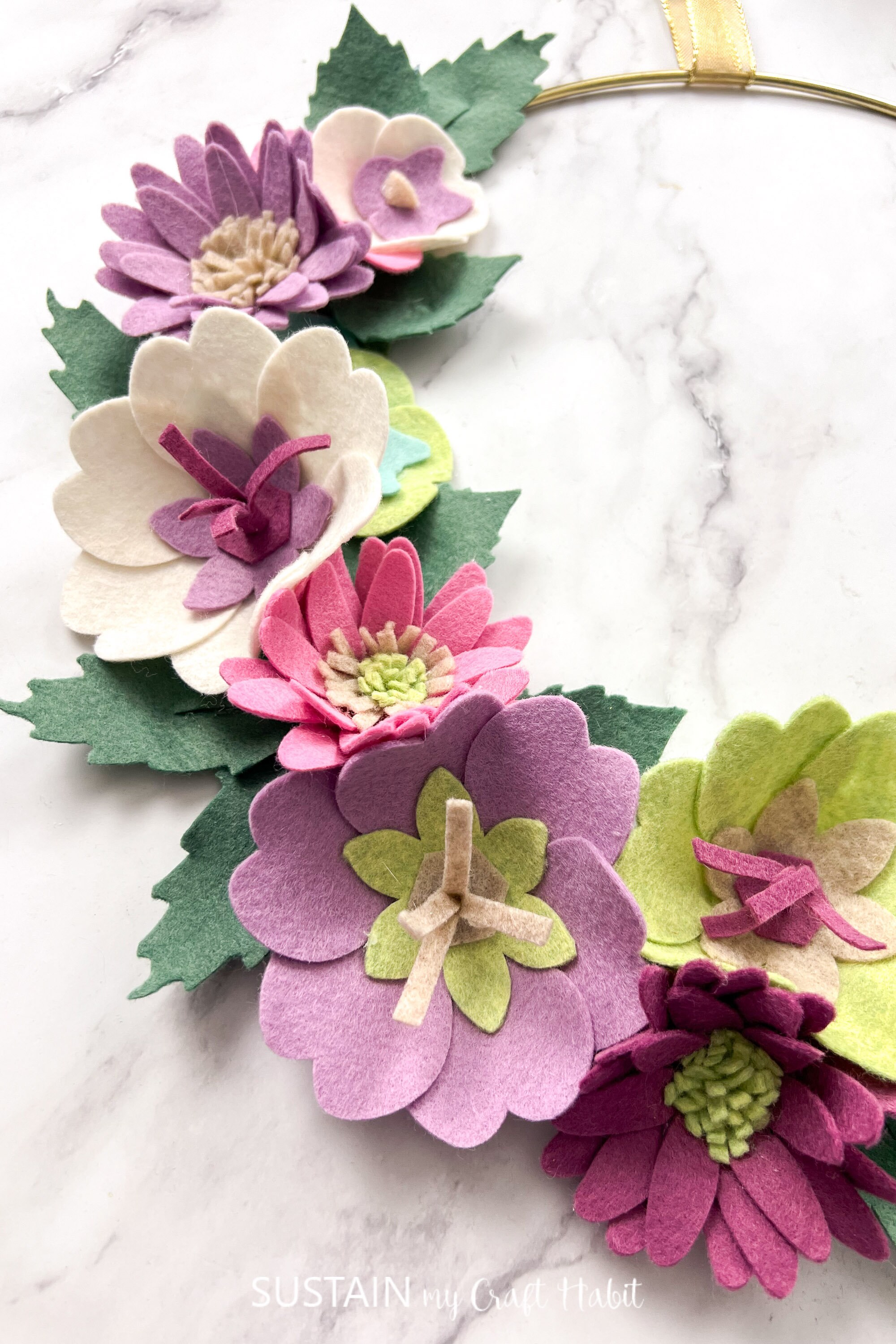 Felt Flower Patterns | Set of 3 | Crafting With Felt Sheets | Printable ...