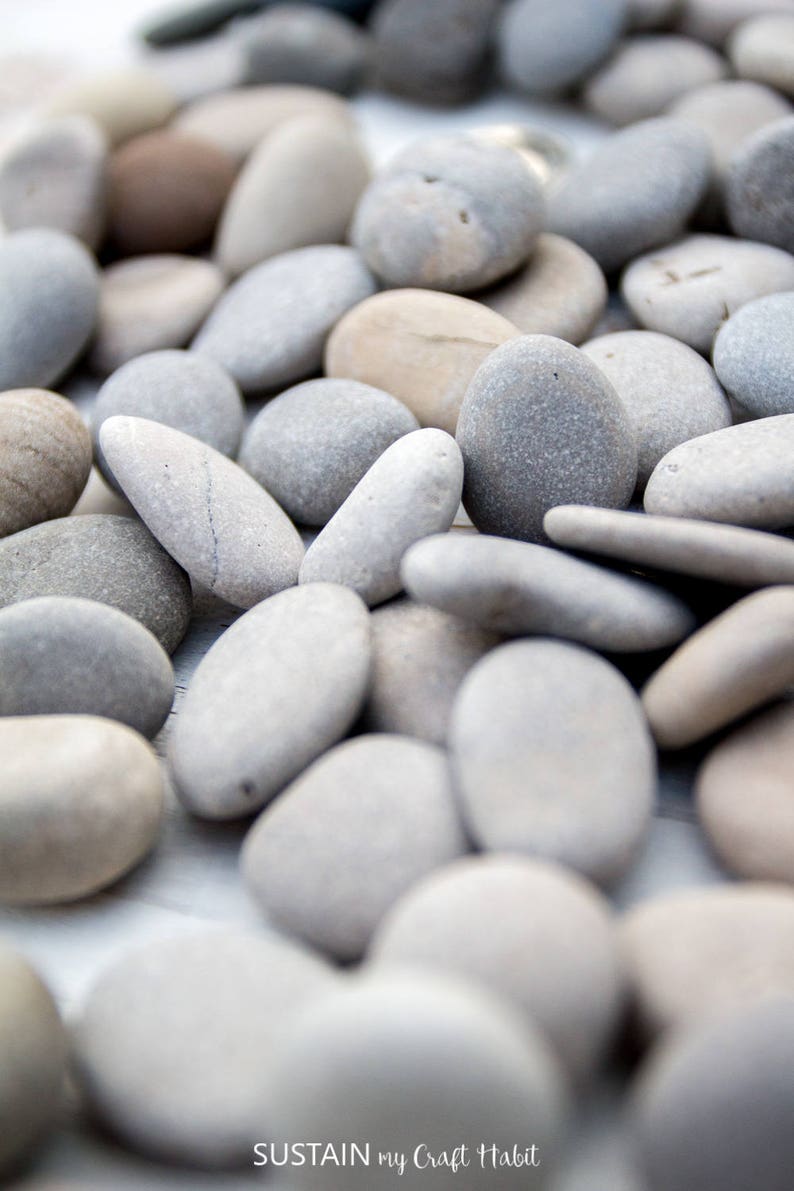 Small beach pebbles 150 Bulk stones Nature crafts Rock | Etsy