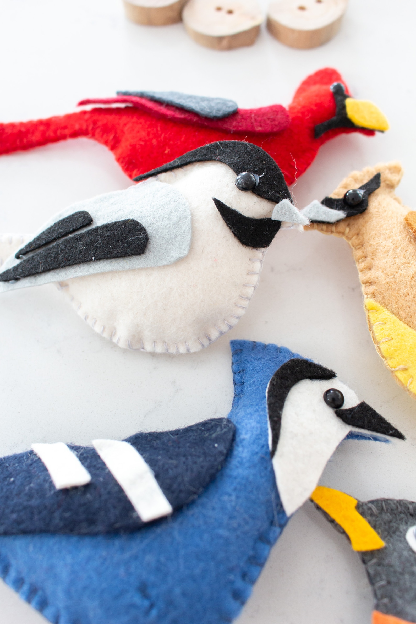 Felt Bird Patterns SVG PDF PNG Digital Cut File Printable | Etsy Canada