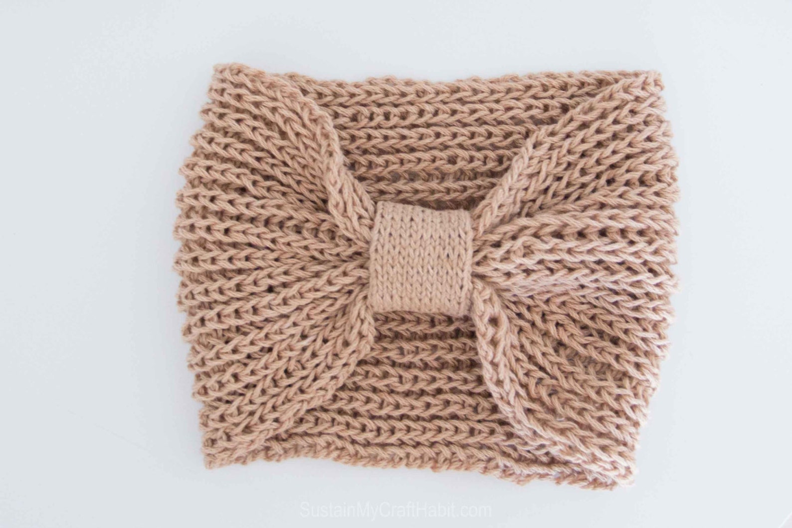 Knitted Head Band and Neck Warmer Pattern - Instant Download - Digital ...